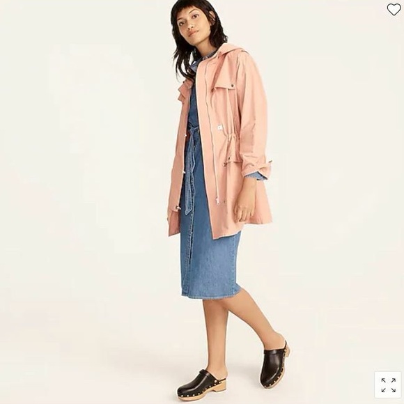 J. Crew | Jackets & Coats | Jcrew Womens Lightweight Hooded Utility ...